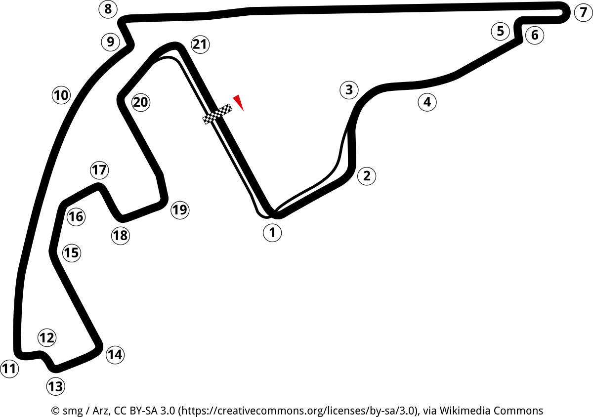 Strecken Yas Marina Circuit In Abu Dhabi Großer Preis Von Abu Dhabi