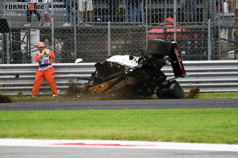 Fotostrecke: Horrorunfall von Marcus Ericsson in Monza - Foto 5/9